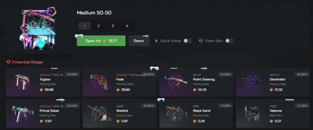 Best CS2 Cases on Clash.gg - ProSettings.net