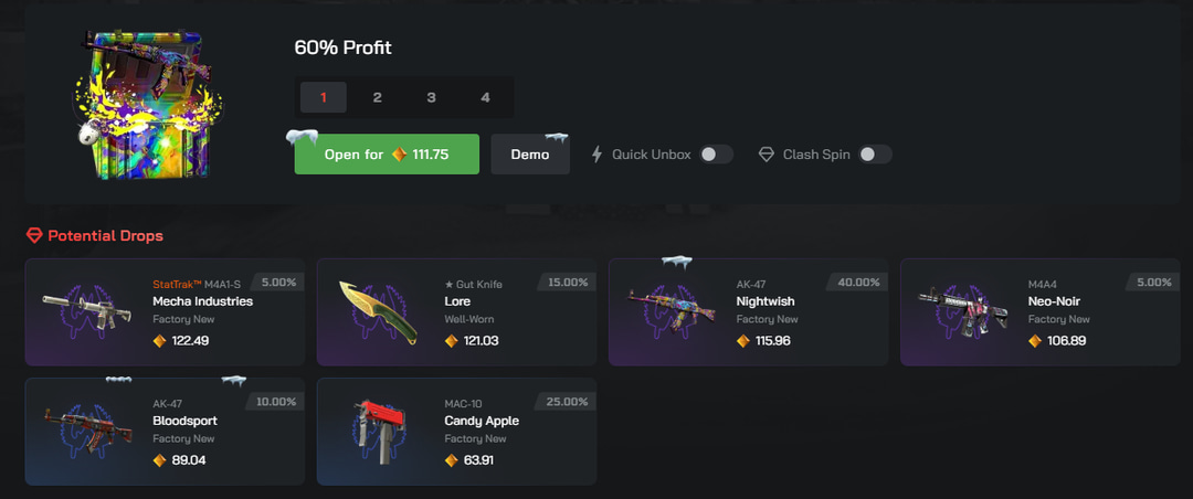 Best CS2 Cases on Clash.gg - ProSettings.net