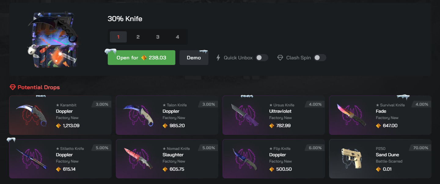 Best CS2 Cases on Clash.gg - ProSettings.net