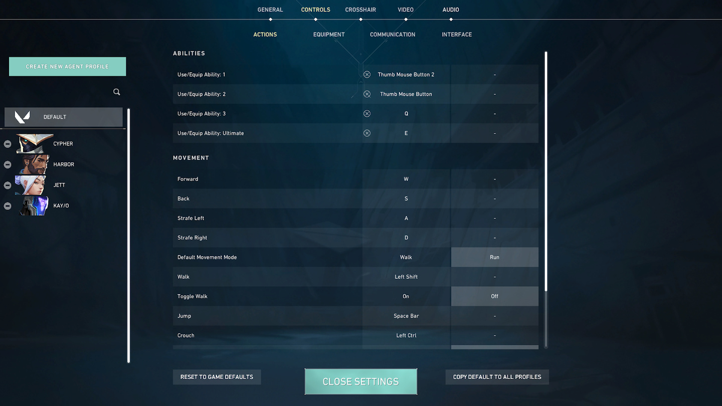 Best VALORANT Keybinds - ProSettings.net