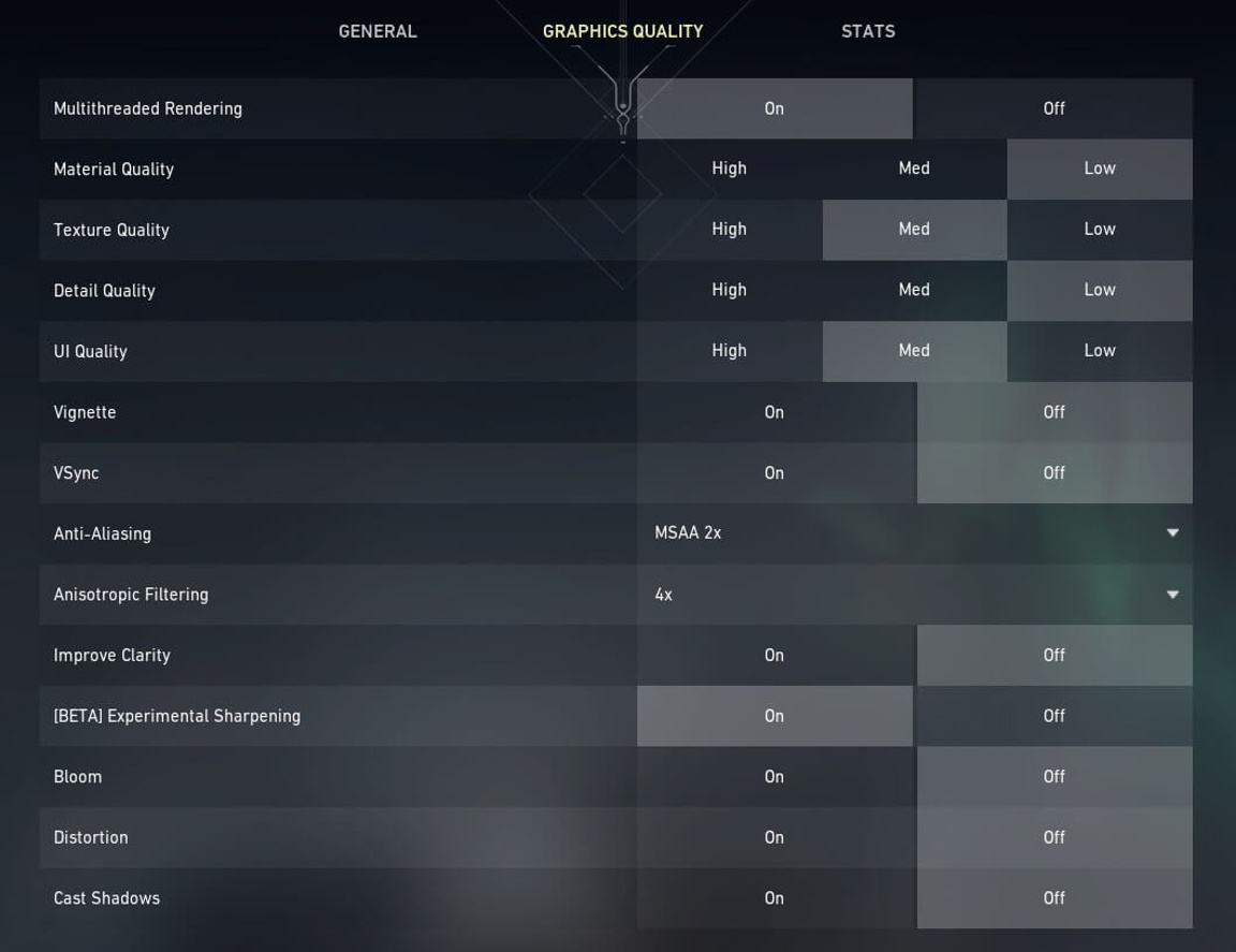 VALORANT Best Settings and Options Guide [527 Pro Players, Apr 2025]