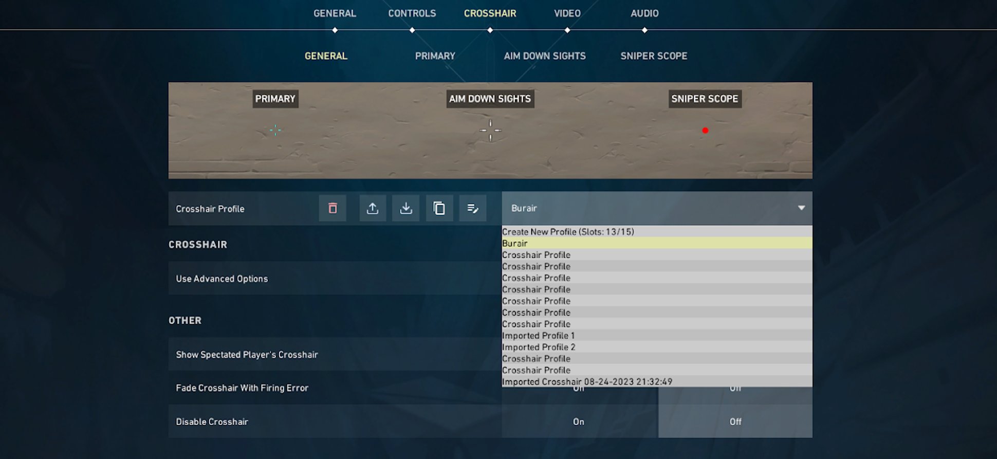 HOW TO: Copy Crosshairs in VALORANT - ProSettings.net