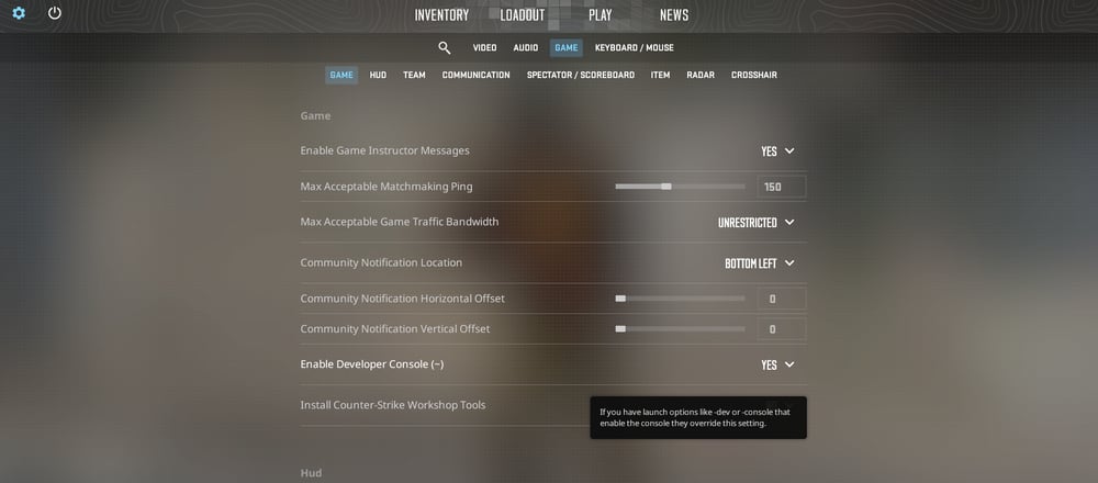 HOW TO: Open Console in CS2 - ProSettings.net